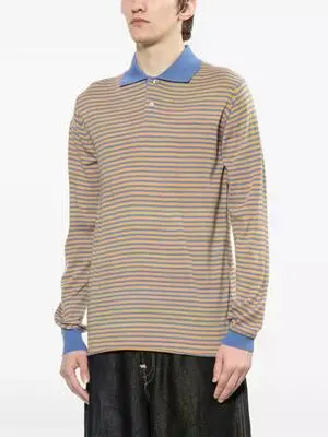 Junya Watanabe Striped Polo Shirt