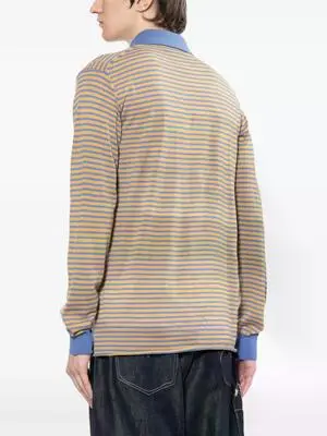 Junya Watanabe Striped Polo Shirt