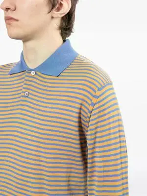 Junya Watanabe Striped Polo Shirt