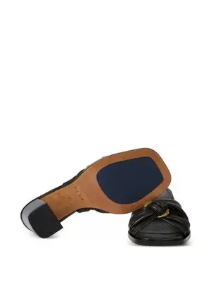 Paul Smith Monivae Knotted Leather Sandals - Black