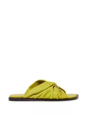Paul Smith Lorrha Ruched Sandals - Green