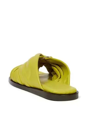 Paul Smith Lorrha Ruched Sandals - Green
