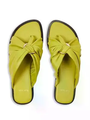Paul Smith Lorrha Ruched Sandals - Green