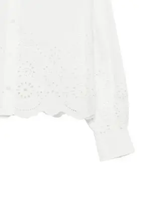 MC2 SAINT BARTH Oriane Scalloped-hem Shirt