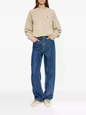 Maison Kitsuné Dreaming Fox Raglan Sweatshirt - Neutrals