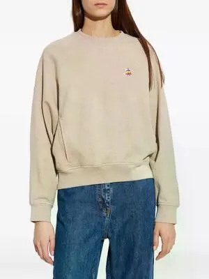 Maison Kitsuné Dreaming Fox Raglan Sweatshirt - Neutrals