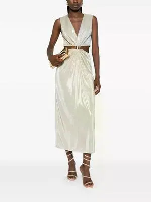 RAME Cut-out Ruched Midi Dress