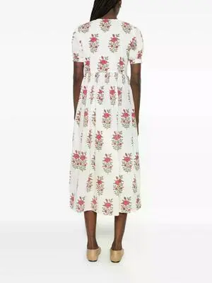 ELLEBLEU Gemma Floral Print Short Sleeve Dress