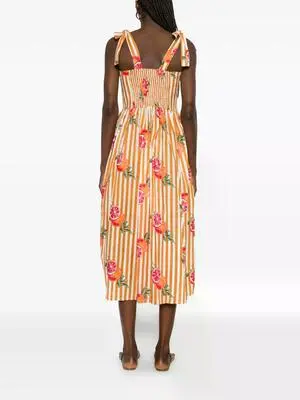 ELLEBLEU Olivia Striped Midi Dress