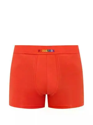 Dsquared2 Logo-embroidered Boxers - Orange