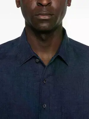 Zegna Button-up Chest-pocket Polo Shirt - Blue