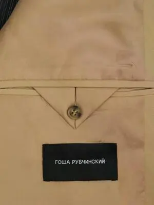 Gosha Rubchinskiy Double-breasted Belted Trench Coat