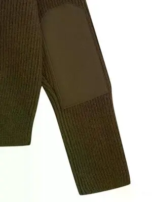 Gosha Rubchinskiy Panelled Ribbed-knit Sweater