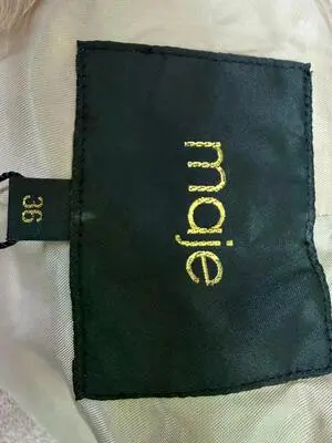Maje Shearling Textured Coat