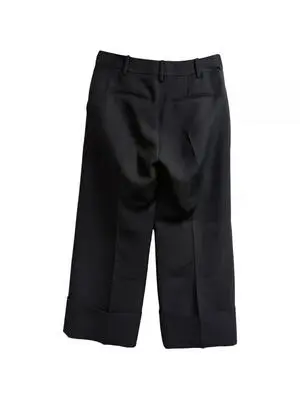 Valentino Garavani Pleated Cuffed-hem Trousers