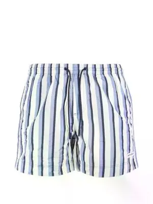 Woolrich Striped Swim Shorts - White