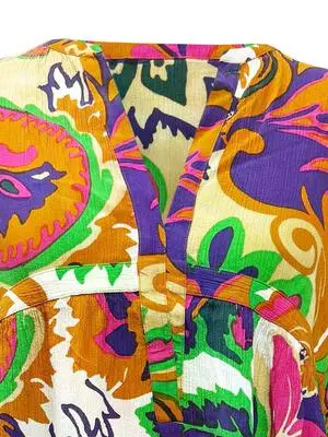 Ba&sh Nilly Printed Gathered Dress