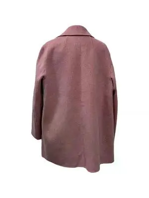 Theory Brushed-felt Open-front Coat