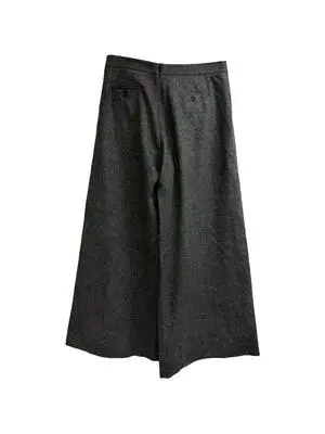 Max Mara Asymmetric Herringbone Trousers