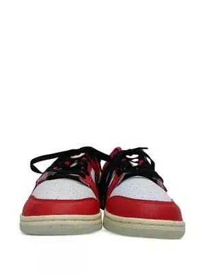 Nike Dunk Low Split Sneakers - Red