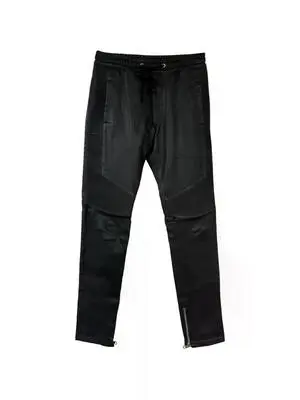 Balmain Ribbed-panel Drawstring Trousers