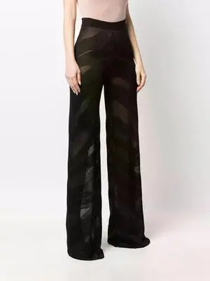 Just Cavalli Chevron-pattern Palazzo Pants
