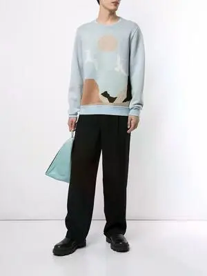 PORTS V Landscape Knitted Jumper