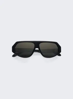 EMMANUELLE KHANH Angular Sunglasses - Black