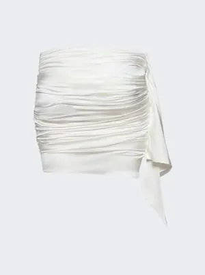 DI PETSA Lunar Draped Silk Skirt