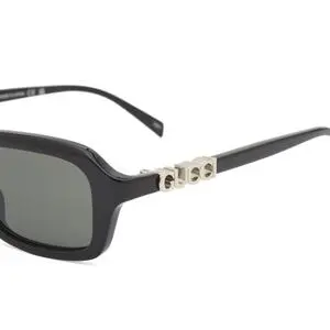 Gucci Gg2152s Rectangle Sunglasses - Black/grey