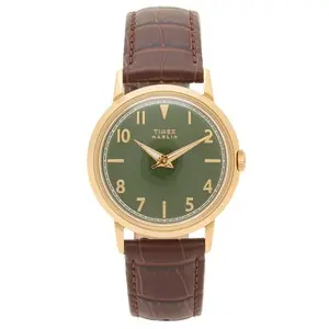 TIMEX Marlin 34mm Quartz Watch - Green/brown