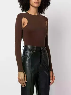 ANDREĀDAMO Cut-out Detail Shirt