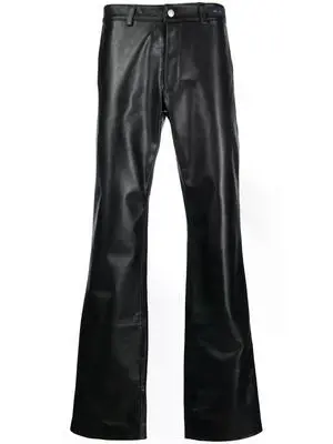 MISBHV X Ufo361 Slight-flare Leather Trousers