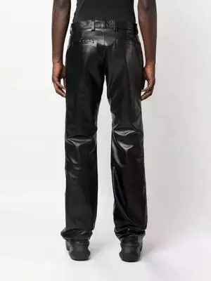 MISBHV X Ufo361 Slight-flare Leather Trousers