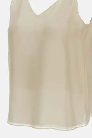 HUI Thin-strap Silk Top