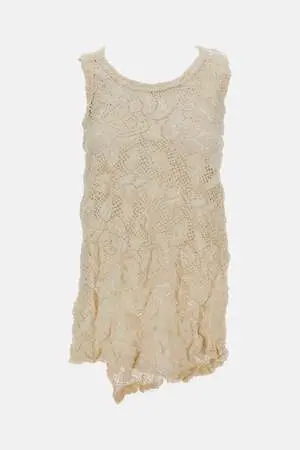 Comme Des Garçons Sleeveless Top - White