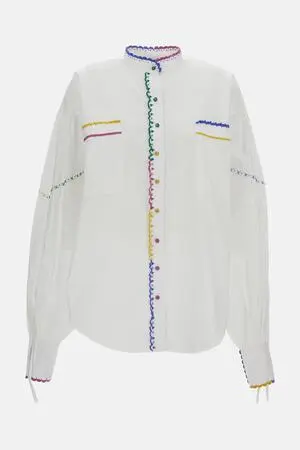 ESTRAFALARIO Long-sleeve Embroidered Shirt