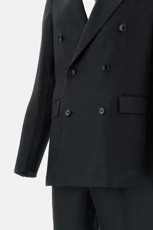 Tagliatore Vesuvio Linen Dress - Black