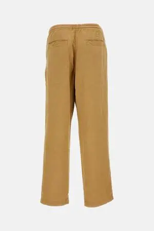 Paul Smith Drawstring Linen-blend Trousers - Beige