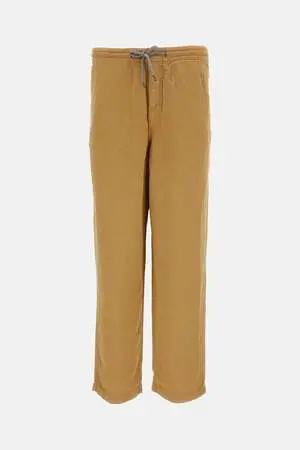 Paul Smith Drawstring Linen-blend Trousers - Beige