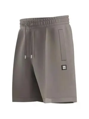 Hugo Panelled Drawstring Shorts - Grey