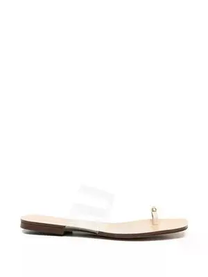 MARIA LUCA Toe-ring Sandals - White