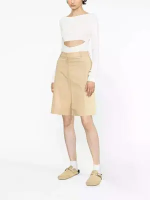 LOW CLASSIC Cut-out Detail Long-sleeve Top
