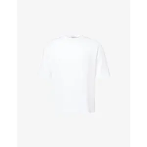 John Smedley Tindall Cotton-jersey T-shirt - White