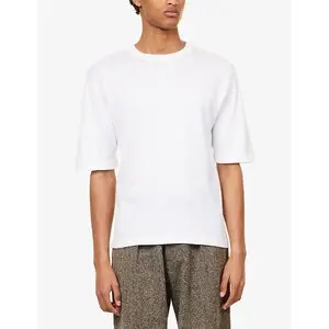 John Smedley Tindall Cotton-jersey T-shirt - White