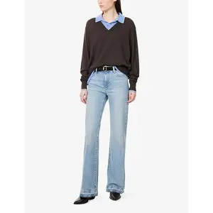 Paige Sofia Flared-leg Denim Jeans