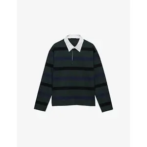 Prada Long-sleeve Cotton Polo Shirt