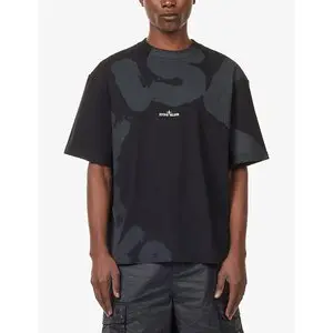 Stone Island Whirlwind Logo Cotton T-shirt