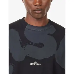 Stone Island Whirlwind Logo Cotton T-shirt