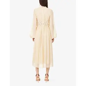 Zimmermann Lace Trimmed Midi Dress
